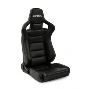 2 Corbeau Sportline RRB Black Reclining Sport Seats > GSM SportSeats4u