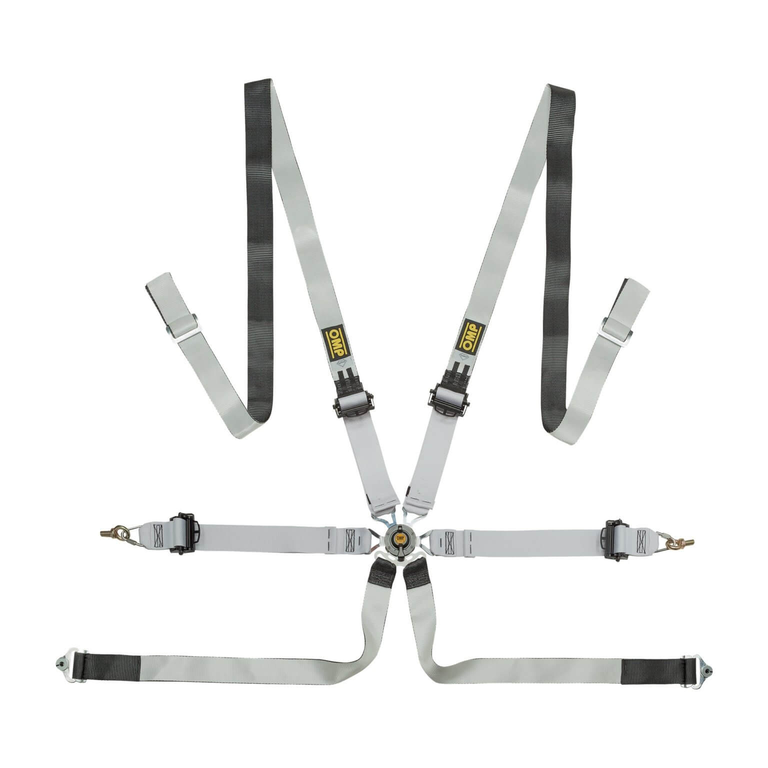2 OMP First 3" Saloon 6 Point Red Harnesses > GSM SportSeats4u
