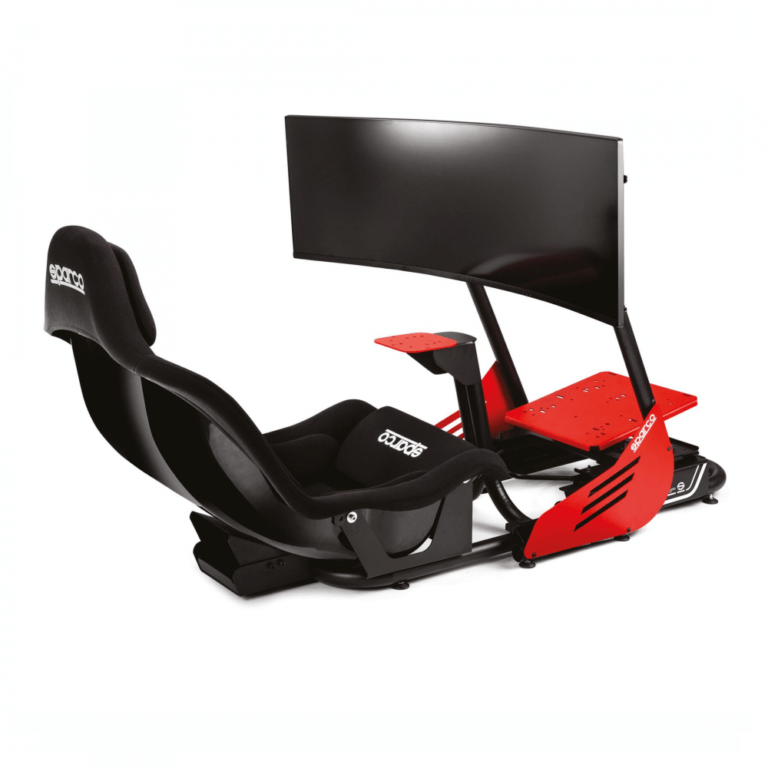 Sparco Evolve GP Sim Racing Cockpit With Gaming PC Setup > GSM SportSeats4u