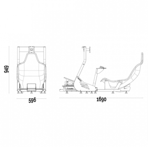 Sparco Evolve GP Sim Racing Cockpit > GSM SportSeats4u