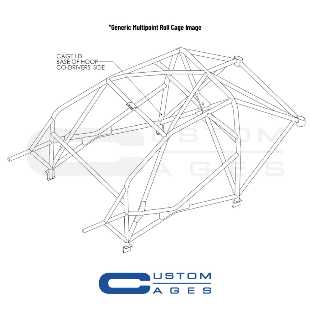 Custom Cages Nissan 300ZX Multipoint T45 Roll Cage Kit