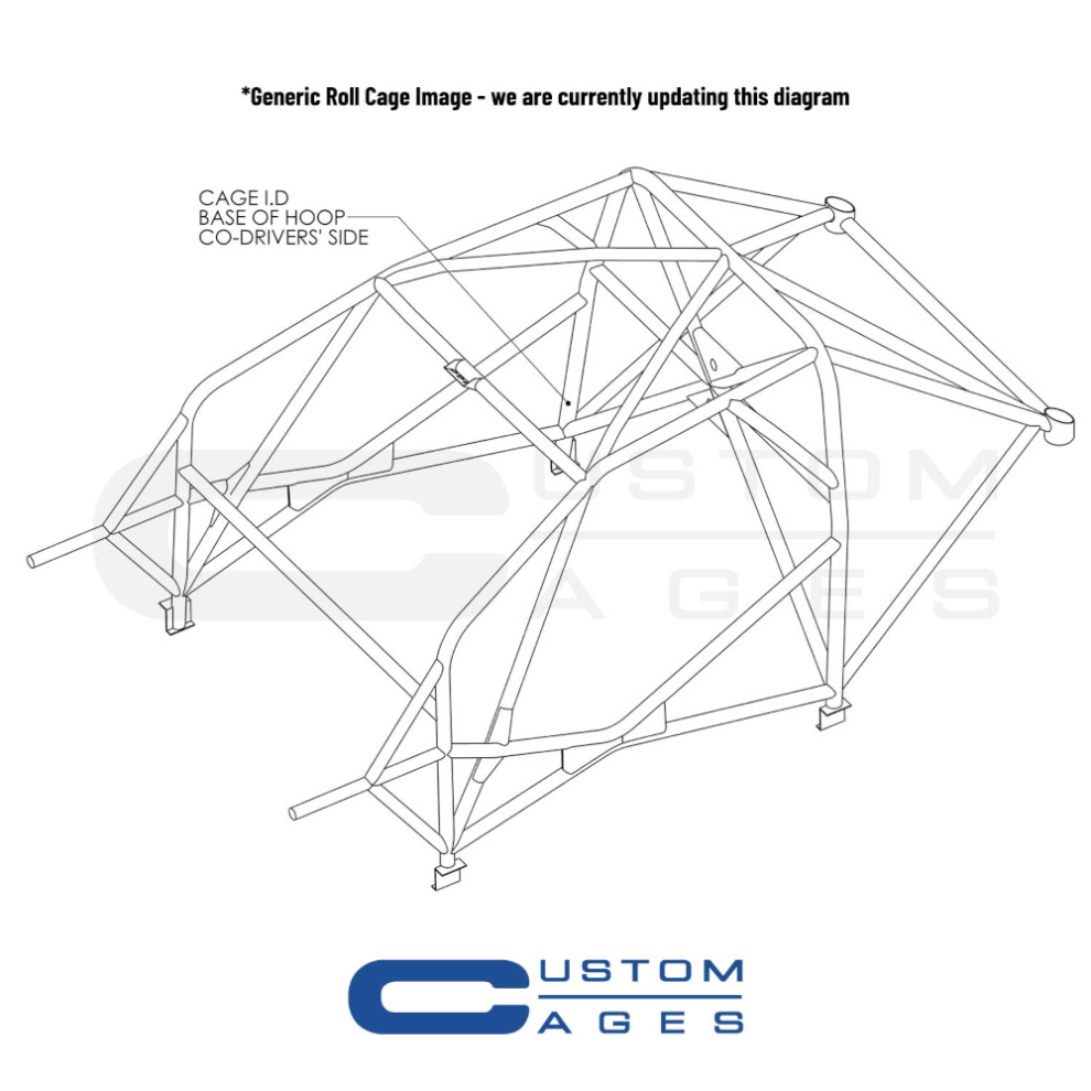 Custom Cages Audi Quattro LWB Historic T45 Roll Cage Kit