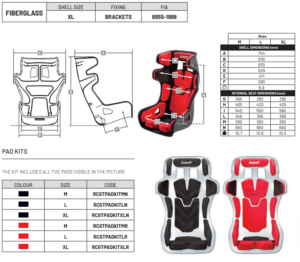 Sabelt GT-PAD Modular FIA Motorsport Seat > GSM SportSeats4u