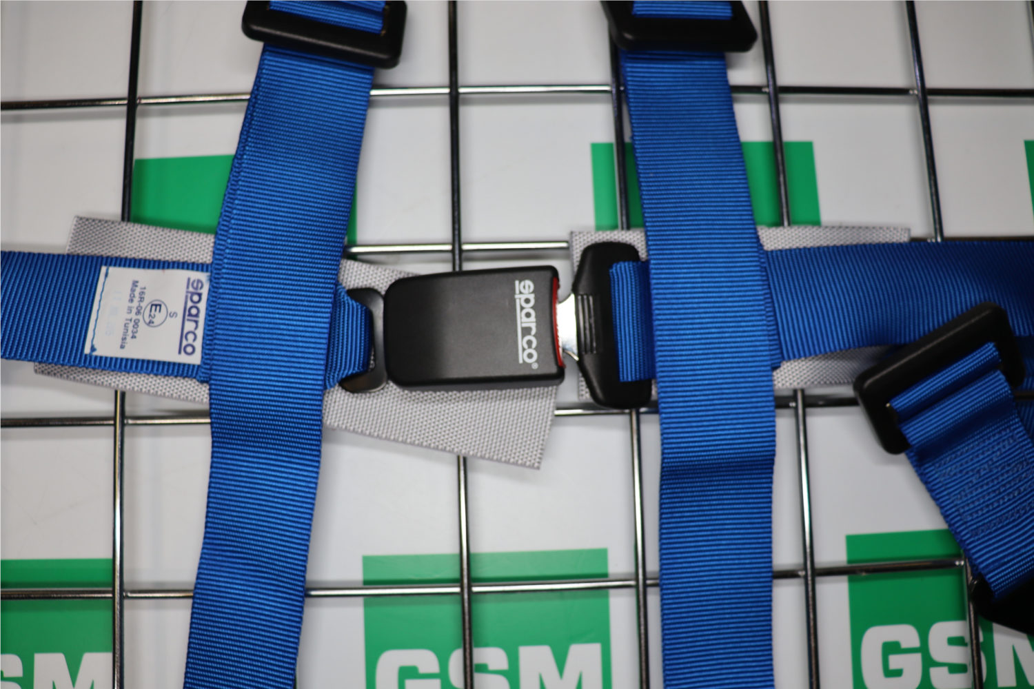 2 Sparco 3 Point Bolt In Club H-3 Blue Harnesses > GSM SportSeats4u