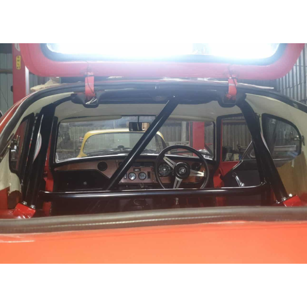 Safety Devices Triumph TR4 Surrey Top Specific 4 Point Rear Roll Cage ...